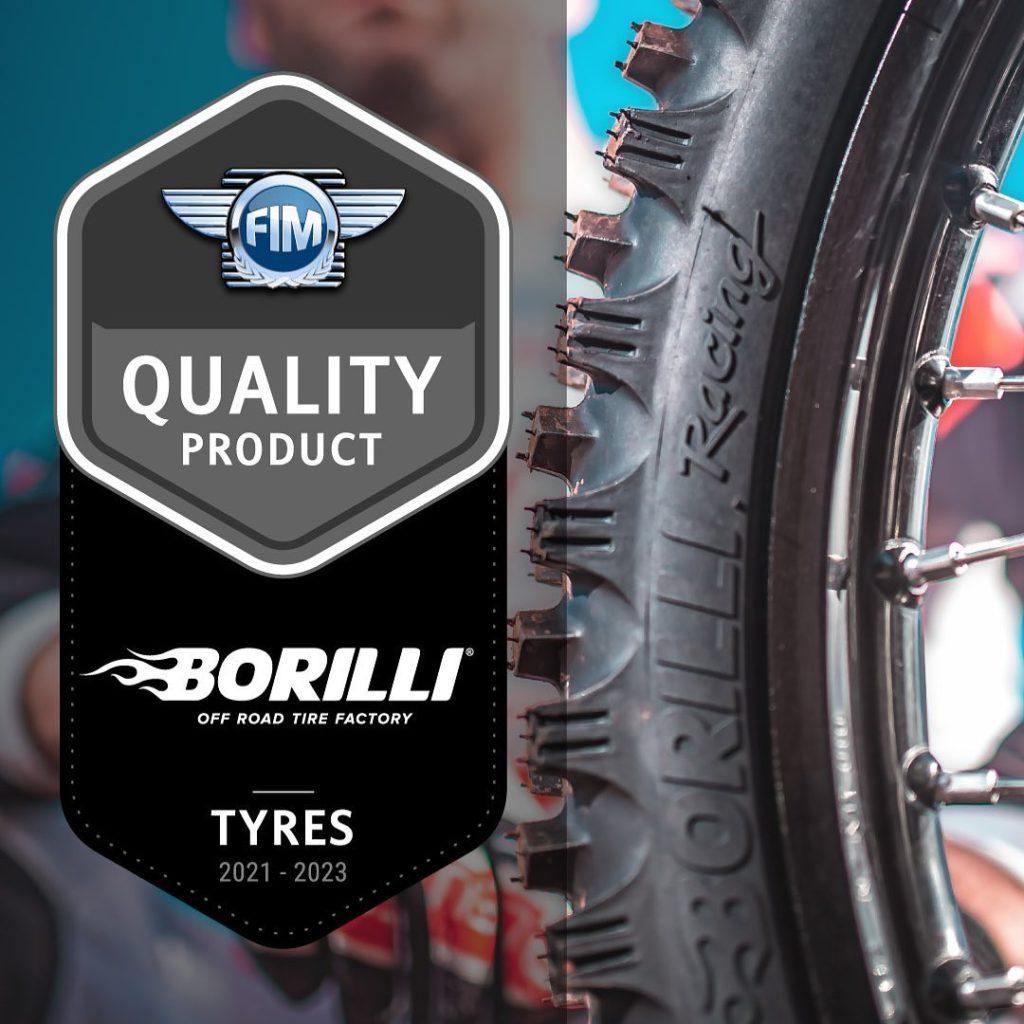 Les pneus Borilli Racing certifiés FIM Quality Product